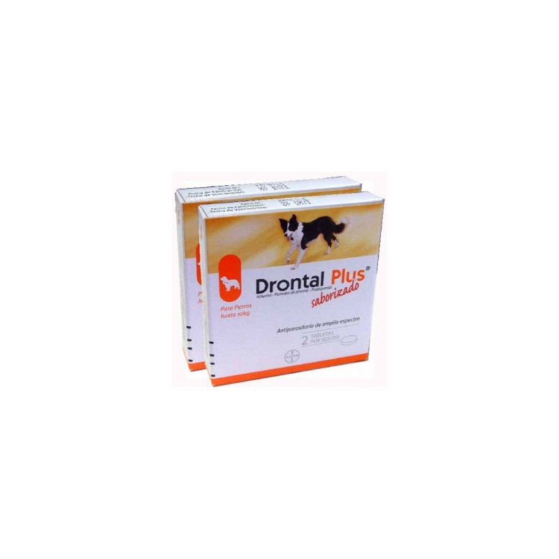 Drontal Plus 10Kg 2 tabletas - PETUPET