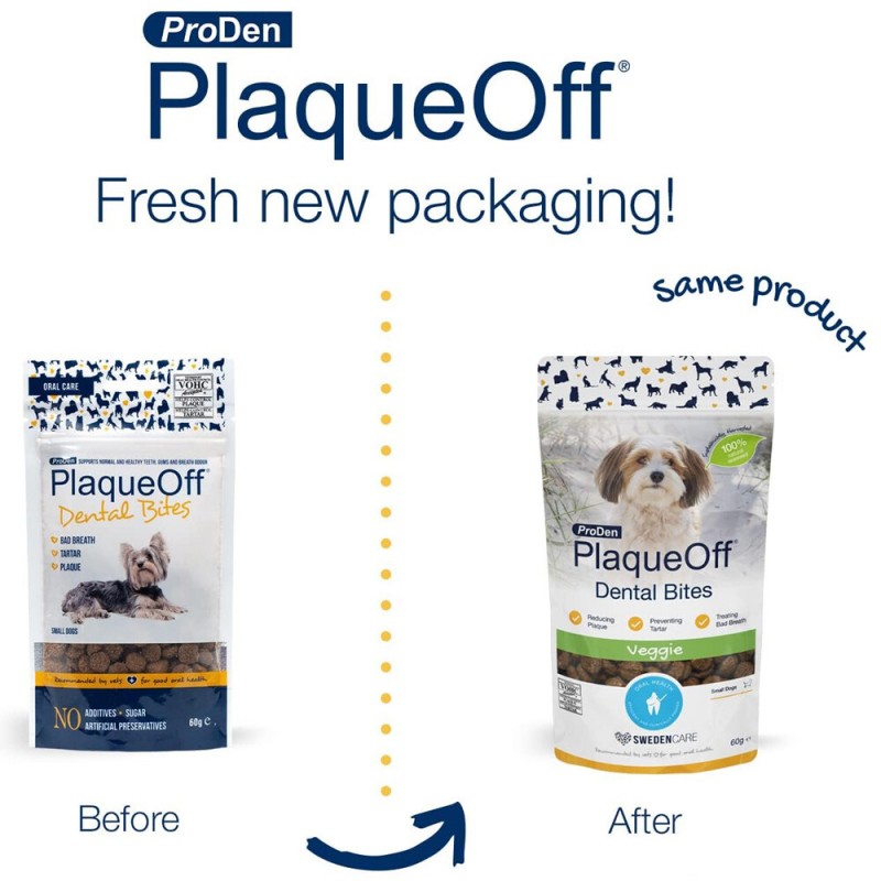 PLAQUE OFF BITES SNACK 60 GR PERRO - PETUPET